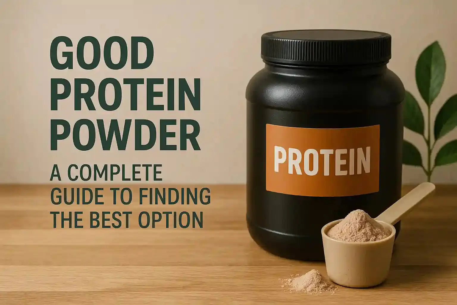 Good Protein Powder: A Complete Guide to Finding the Best Option ...